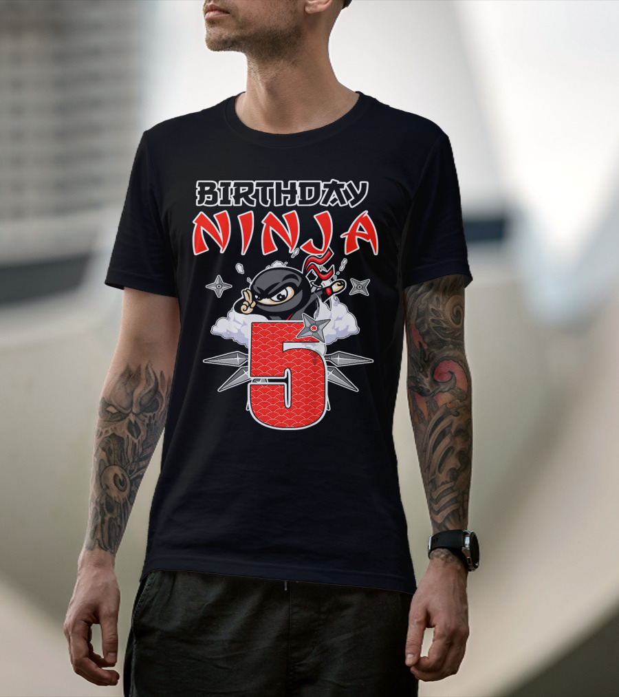 Birthday Ninja 5th T-Shirt