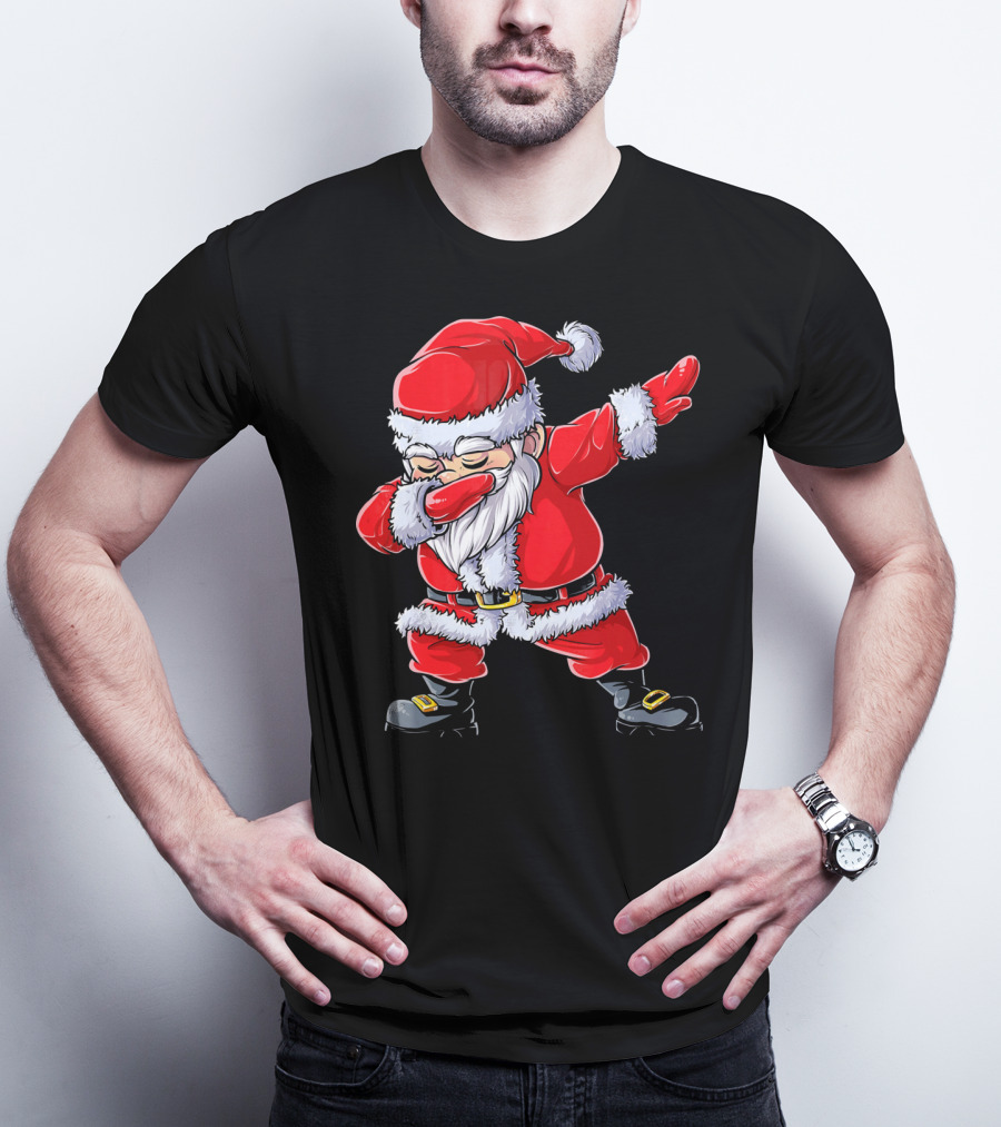 Christmas Santa Claus Dabbing T-Shirt