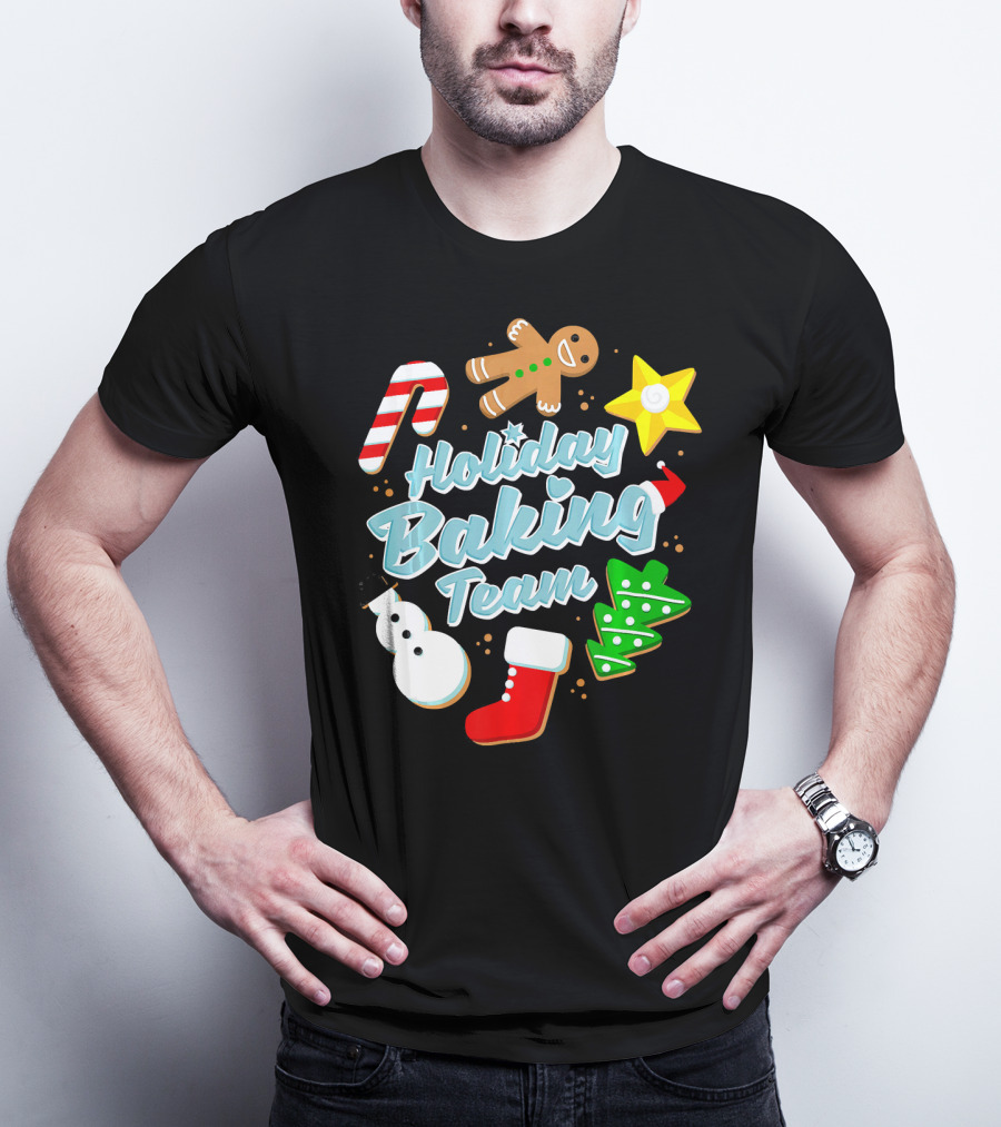 Holiday Baking Team Ugly Christmas Funny Baker T-Shirt