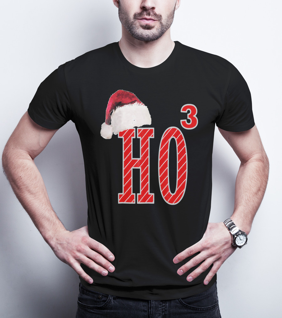 Ugly Christmas Santa Hat Ho Ho³ T-Shirt