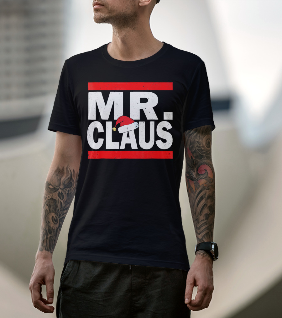 MR CLAUS Christmas Santa Hat T-Shirt
