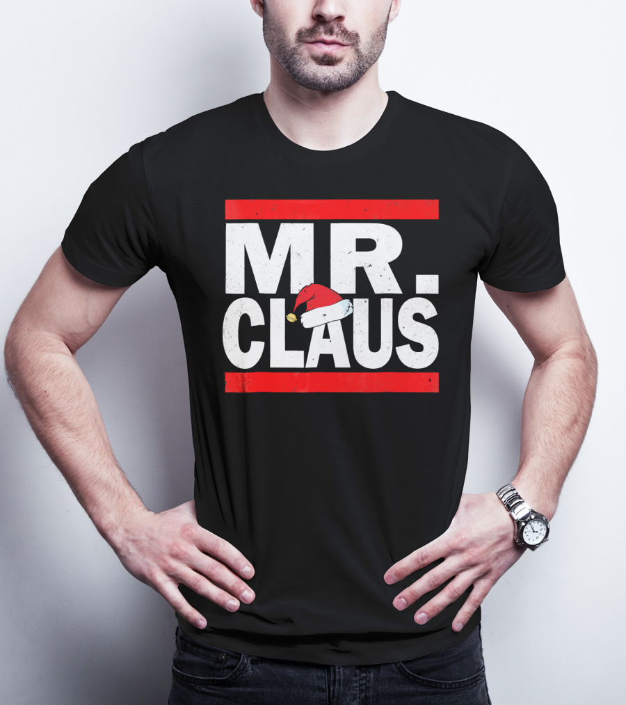 MR CLAUS Christmas Santa Hat T-Shirt