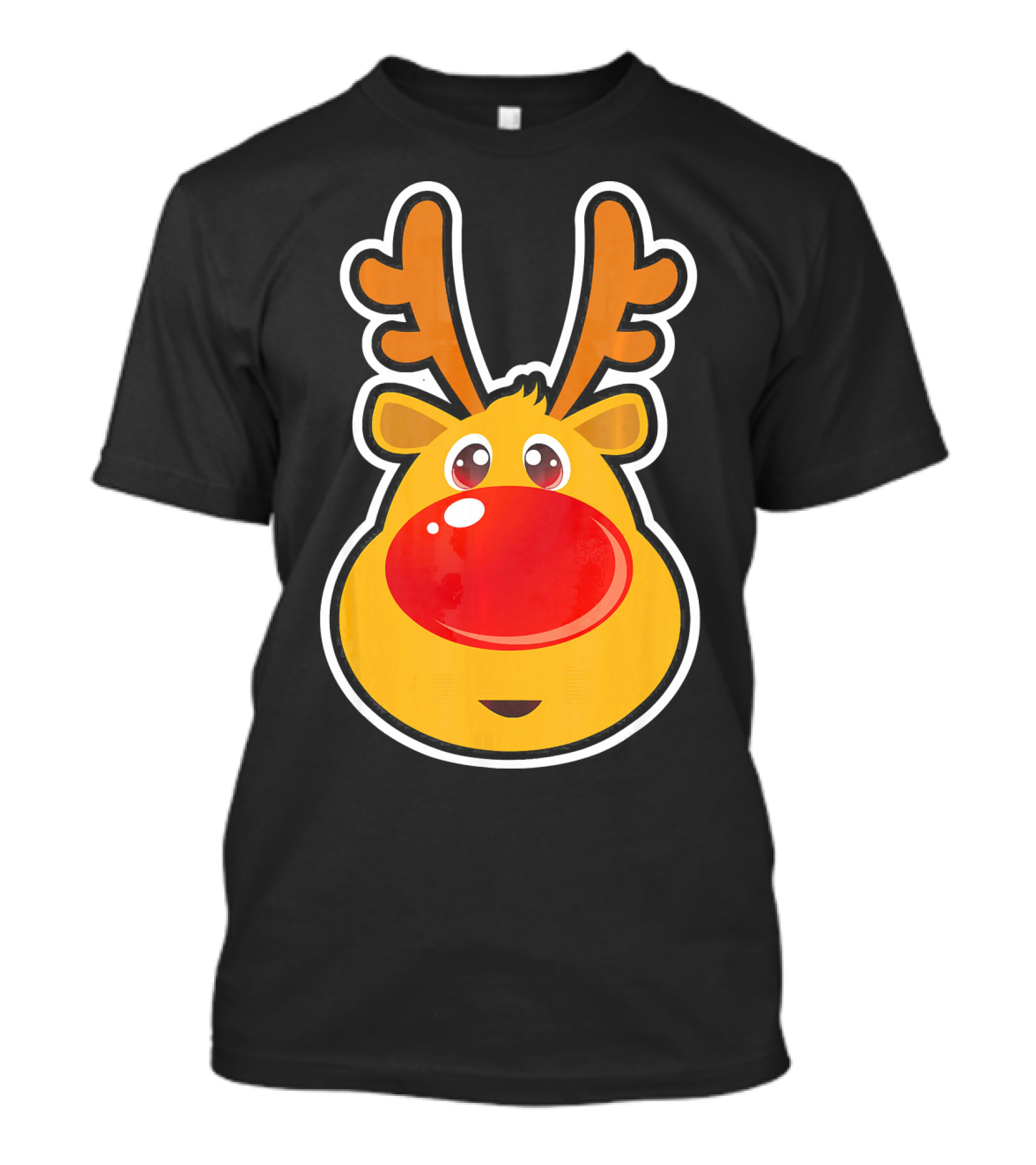 RUDOLPH Red Nose Reindeer Santa Iconic Character T-Shirt