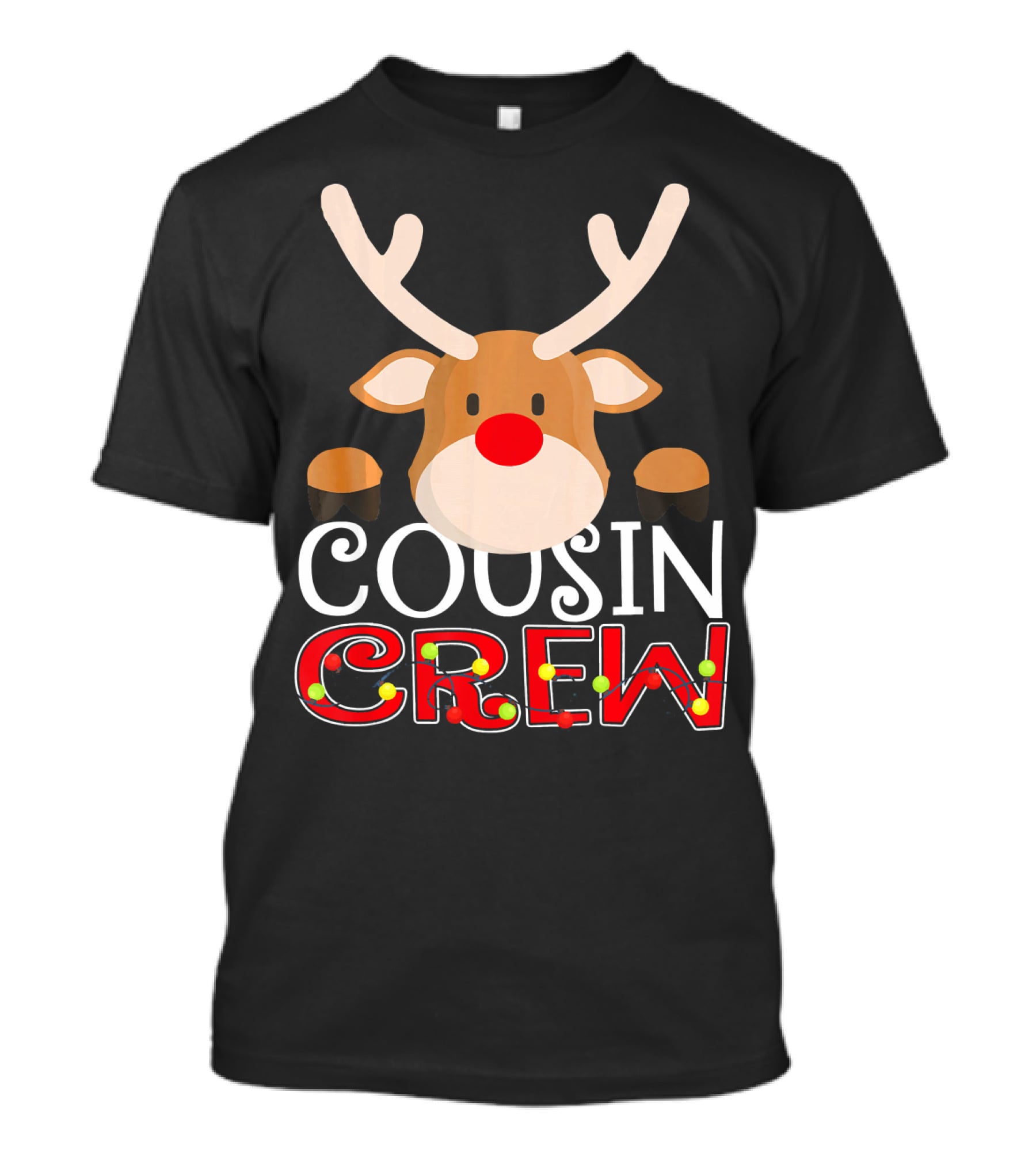 Cousin Crew Reindeer Kids Matching Family T-Shirt