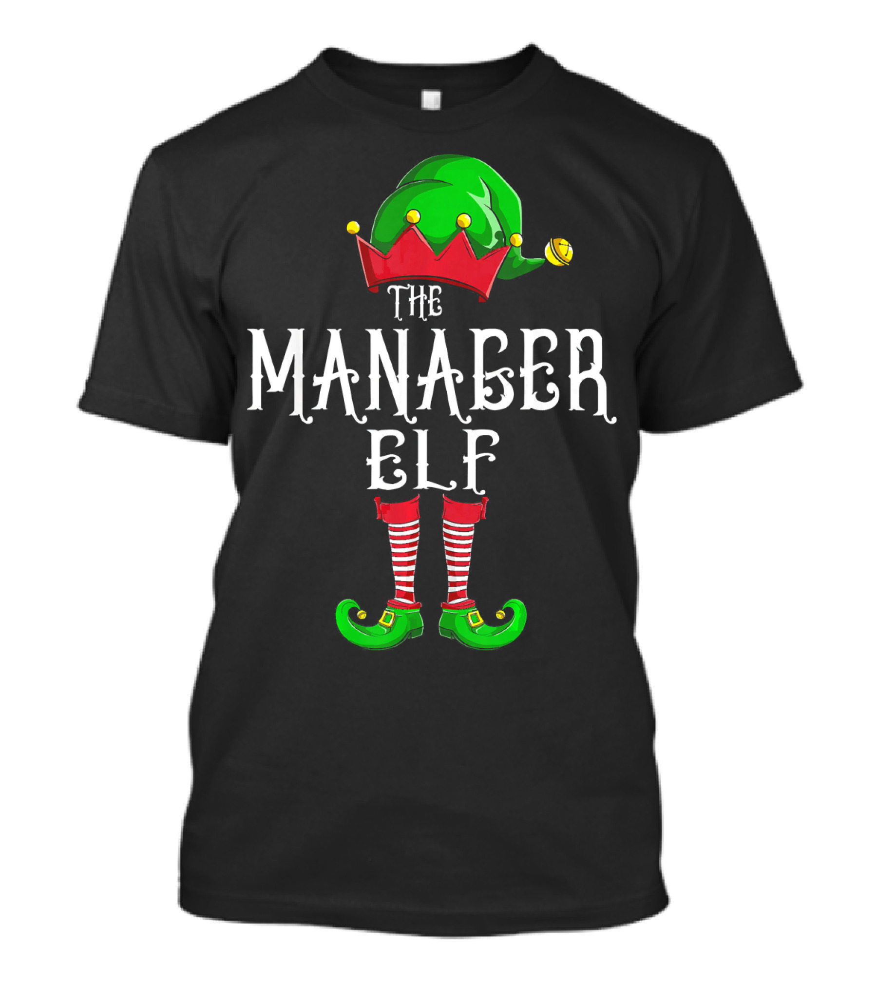 The Manager Elf Christmas Costume T-Shirt