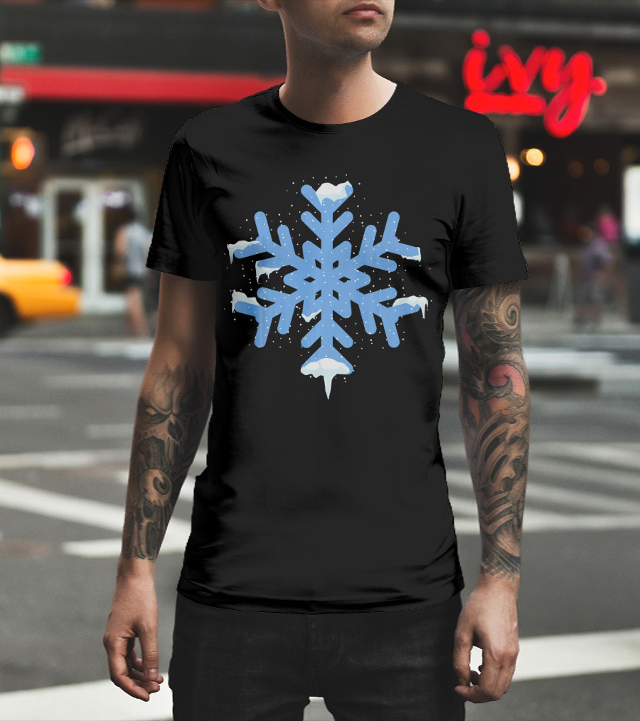 Snowflake Christmas Winter Cold Snowflake T-Shirt