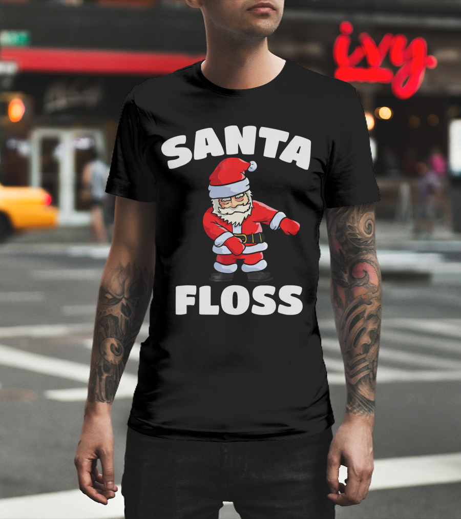 Santa Floss Dance Christmas Moves T-Shirt