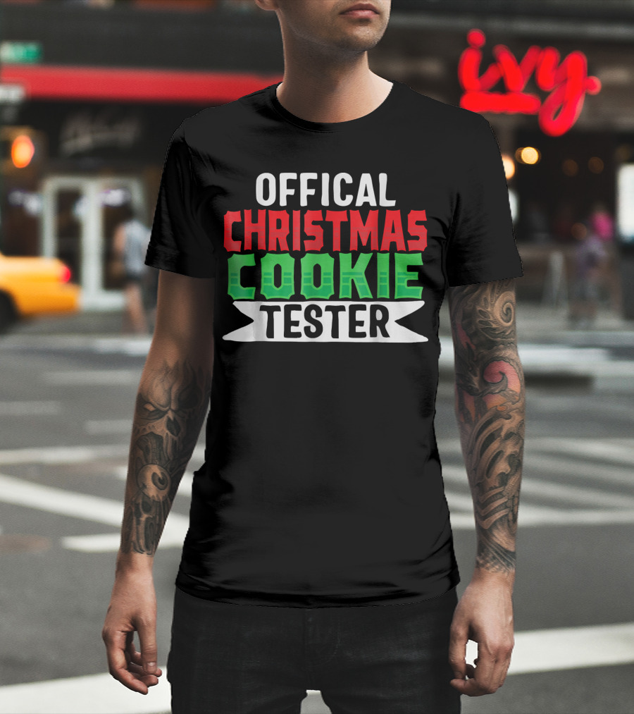 Offical Christmas Cookie Tester T-Shirt