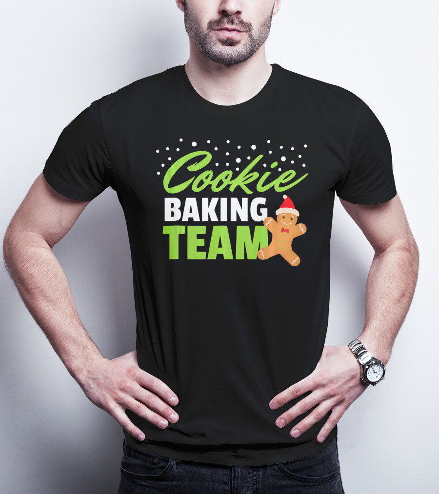 Cookie Baking Team Holi Gingerbread Christmas T-Shirt