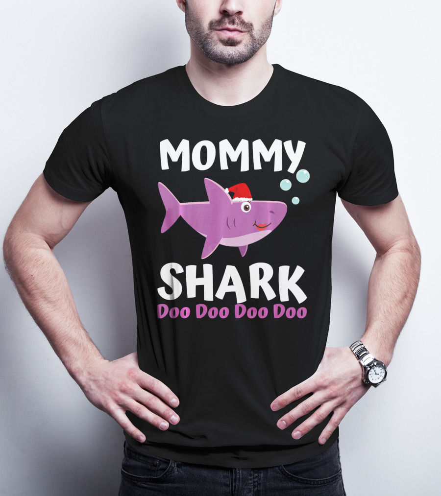 Mommy Shark Doo Doo Doo Doo Christmas Mommy Shark T-Shirt