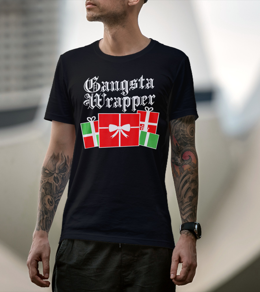 Gangsta Wrapper Christmas Gift Boxes T-Shirt