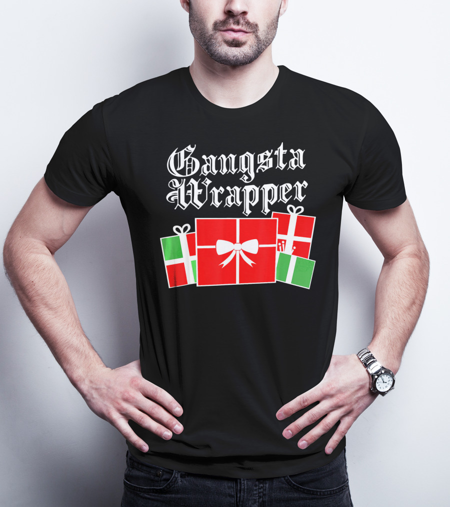 Gangsta Wrapper Christmas Gift Boxes T-Shirt