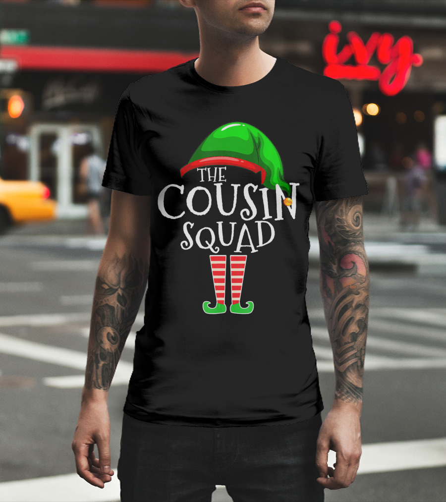 The Cousin Squad Elf Family Matching Group T-Shirt