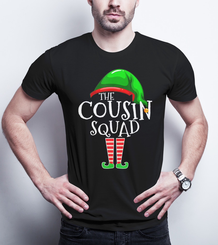The Cousin Squad Elf Family Matching Group T-Shirt