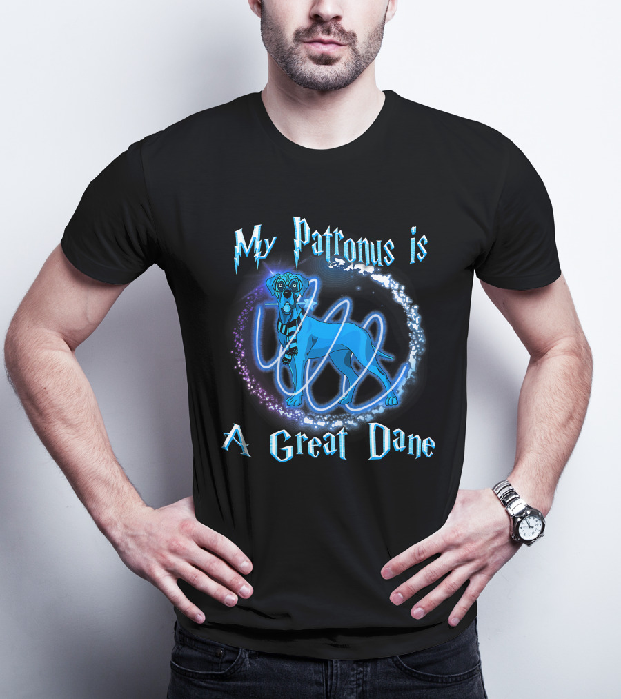 My Patronus Is A Great Dane Magical Dog T-Shirt