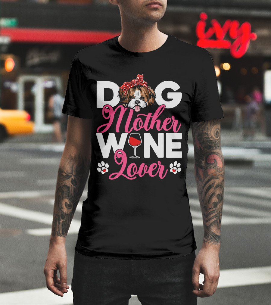 Cute Shih Tzu Dog Mother Lover T-Shirt