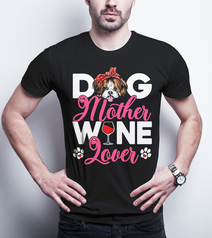 Cute Shih Tzu Dog Mother Lover T-Shirt