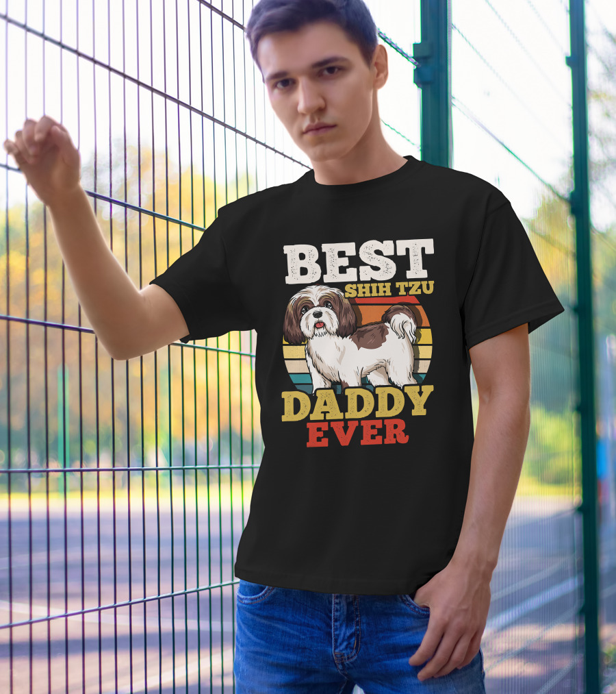 Best Shih Tzu Daddy Ever T-Shirt