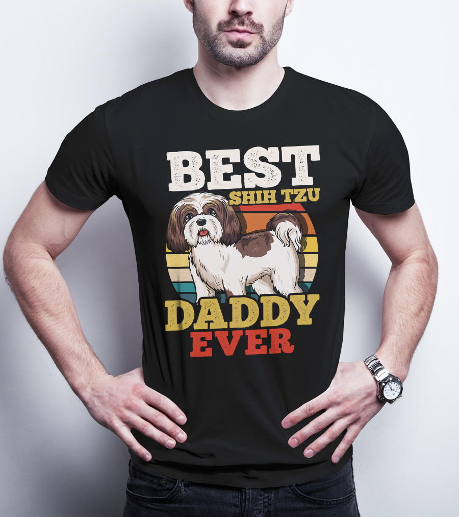 Best Shih Tzu Daddy Ever T-Shirt
