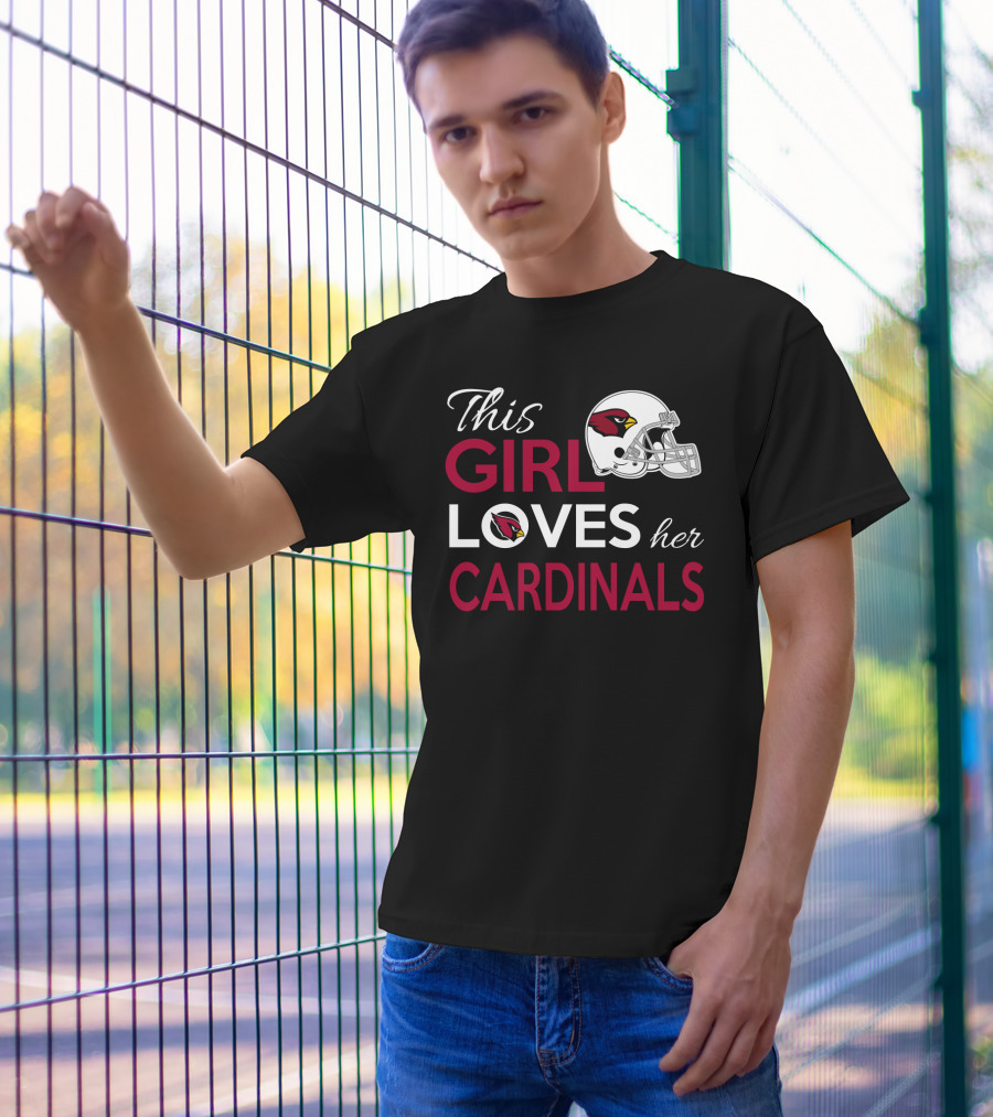 This Girl Loves Her Arizona Cardinals T-Shirt