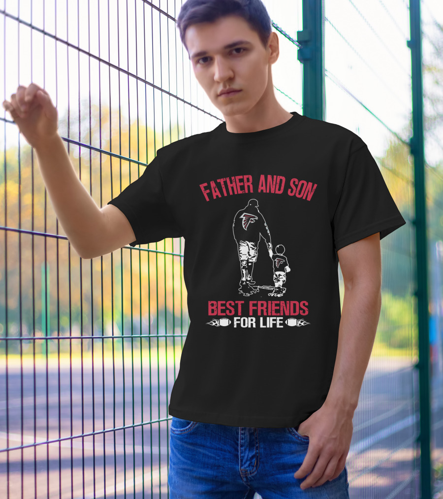 Father And Son Atlanta Falcons Best Friends For Life T-Shirt