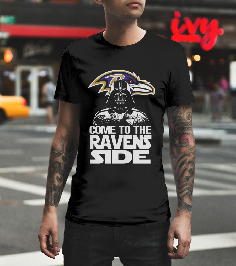 Come To The Ravens Side Baltimore Ravens T-Shirt