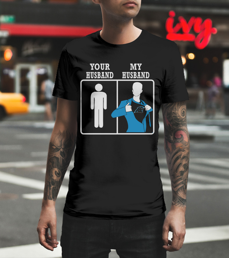 Your Husband My Husband Carolina Panthers T-Shirt
