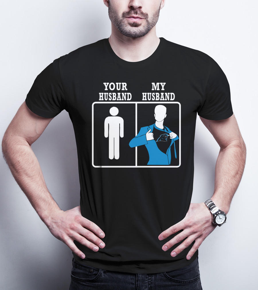 Your Husband My Husband Carolina Panthers T-Shirt