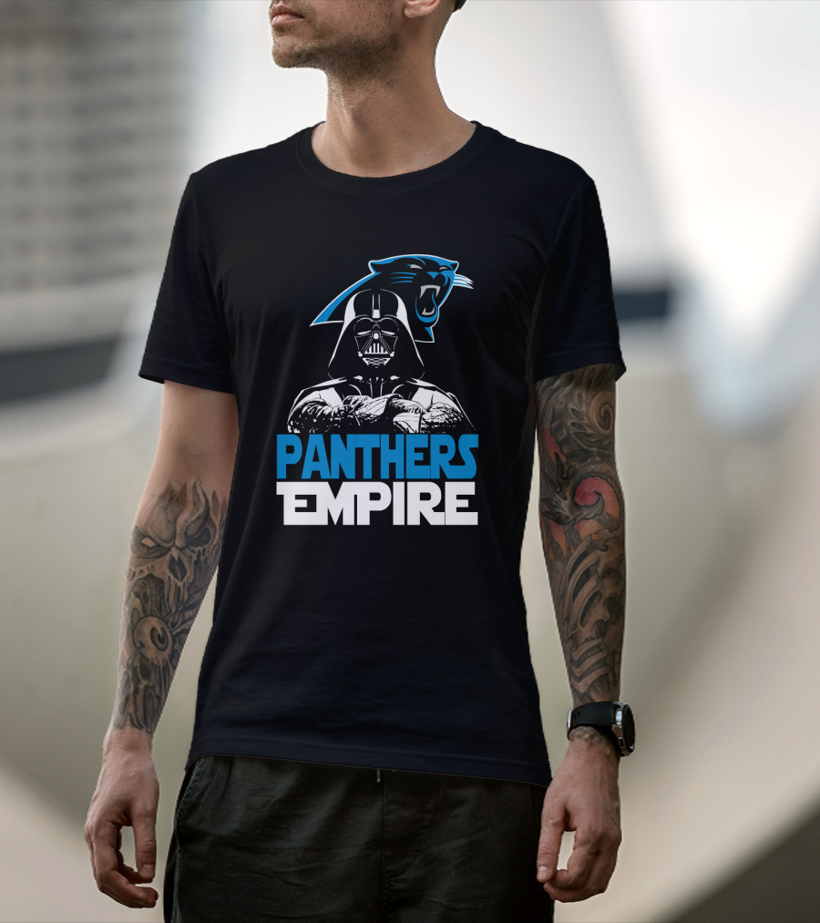 Panthers Empire Carolina Panthers Darth Vader T-Shirt
