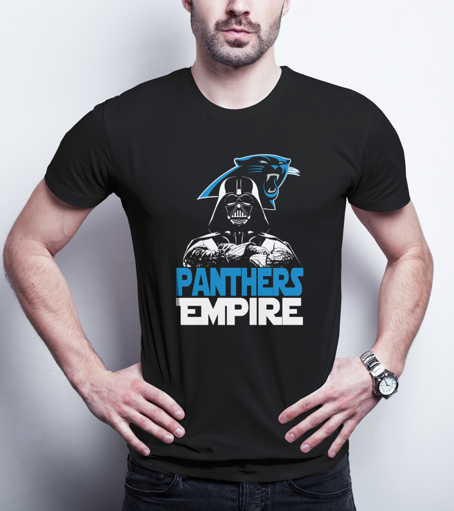 Panthers Empire Carolina Panthers Darth Vader T-Shirt