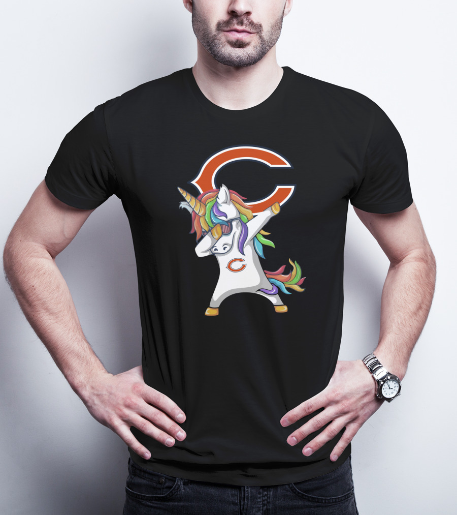 Chicago Bears Unicorn Dab T-Shirt