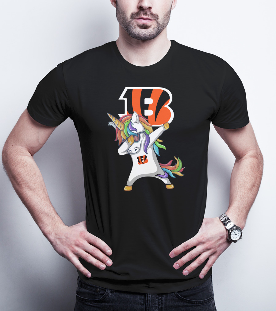 Cincinnati Bengals Dab Unicorn T-Shirt