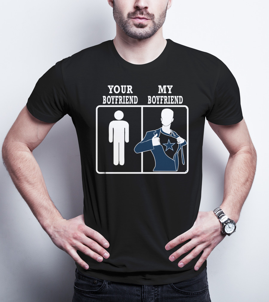 Your Boyfriend My Boyfriend Dallas Cowboys Star T-Shirt