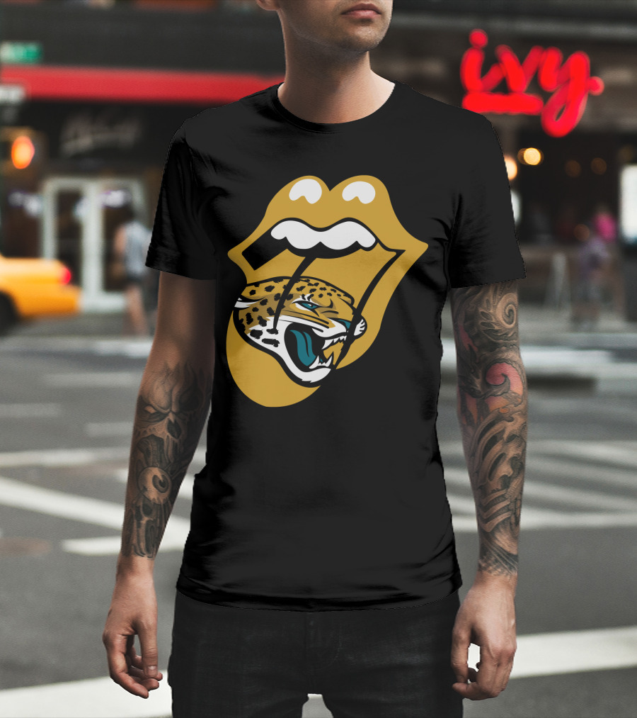 Jacksonville Jaguars Logo With Iconic Tongue T-Shirt