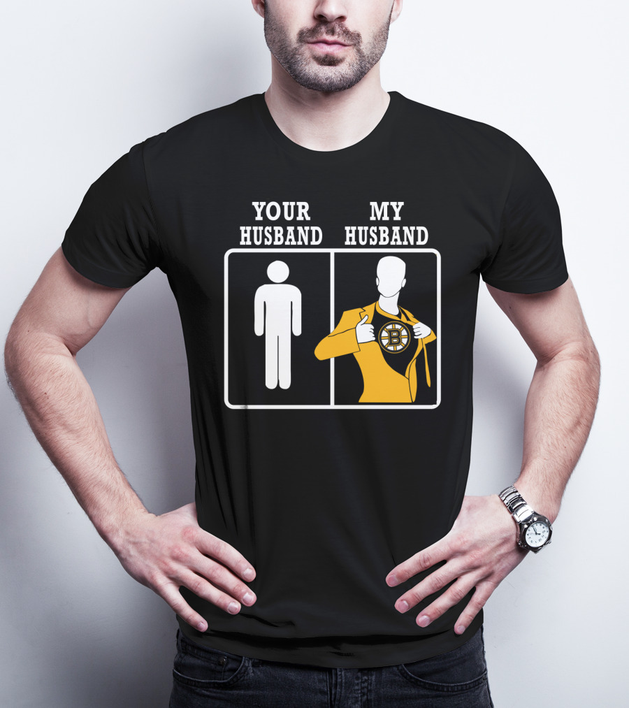 Your Husband My Husband Boston Bruins T-Shirt