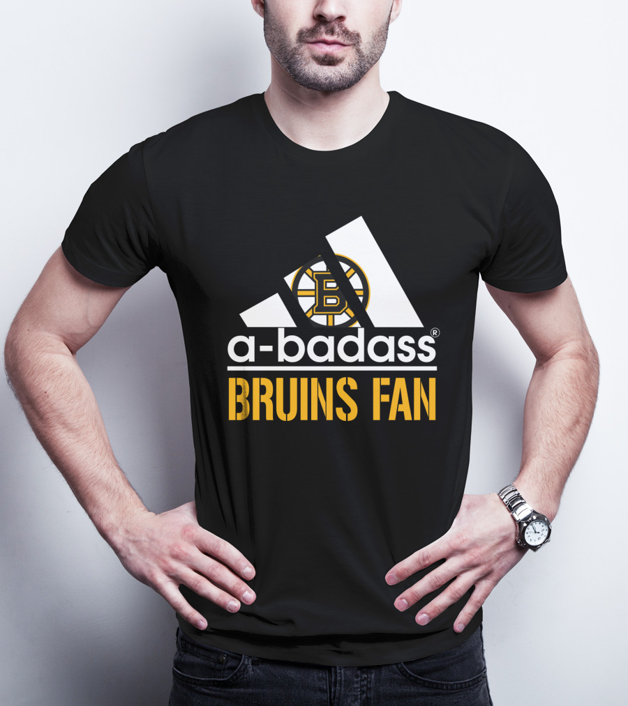 A-Badass Bruins Fan Boston Bruins T-Shirt