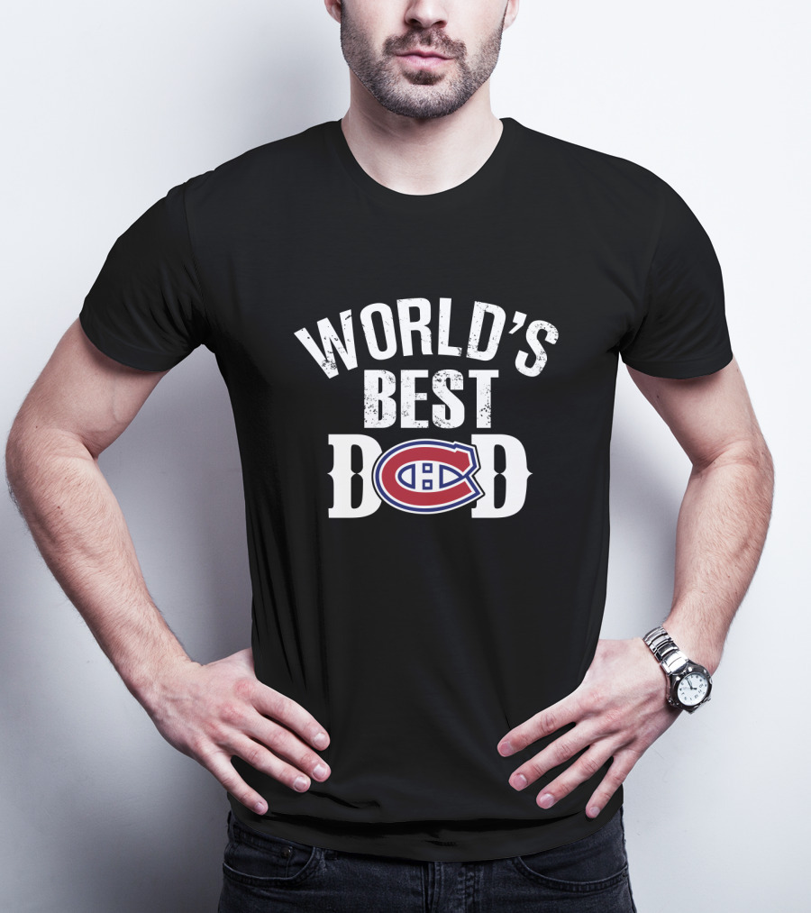 World's Best Dad Montreal Canadiens T-Shirt