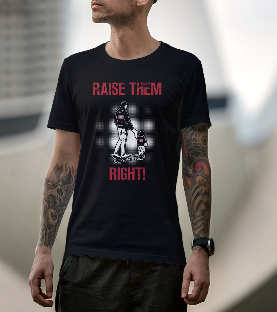 Raise Them Right Montreal Canadiens Walking Duo T-Shirt