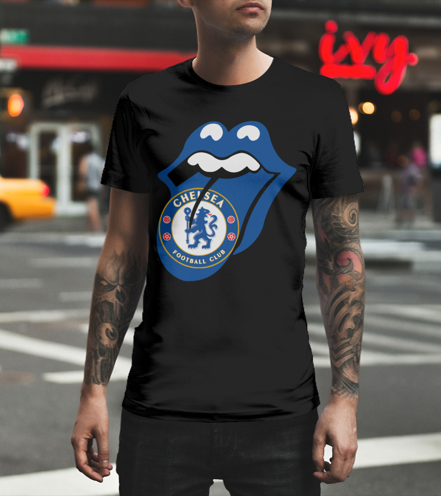 Chelsea Football Club Blue Tongue T-Shirt