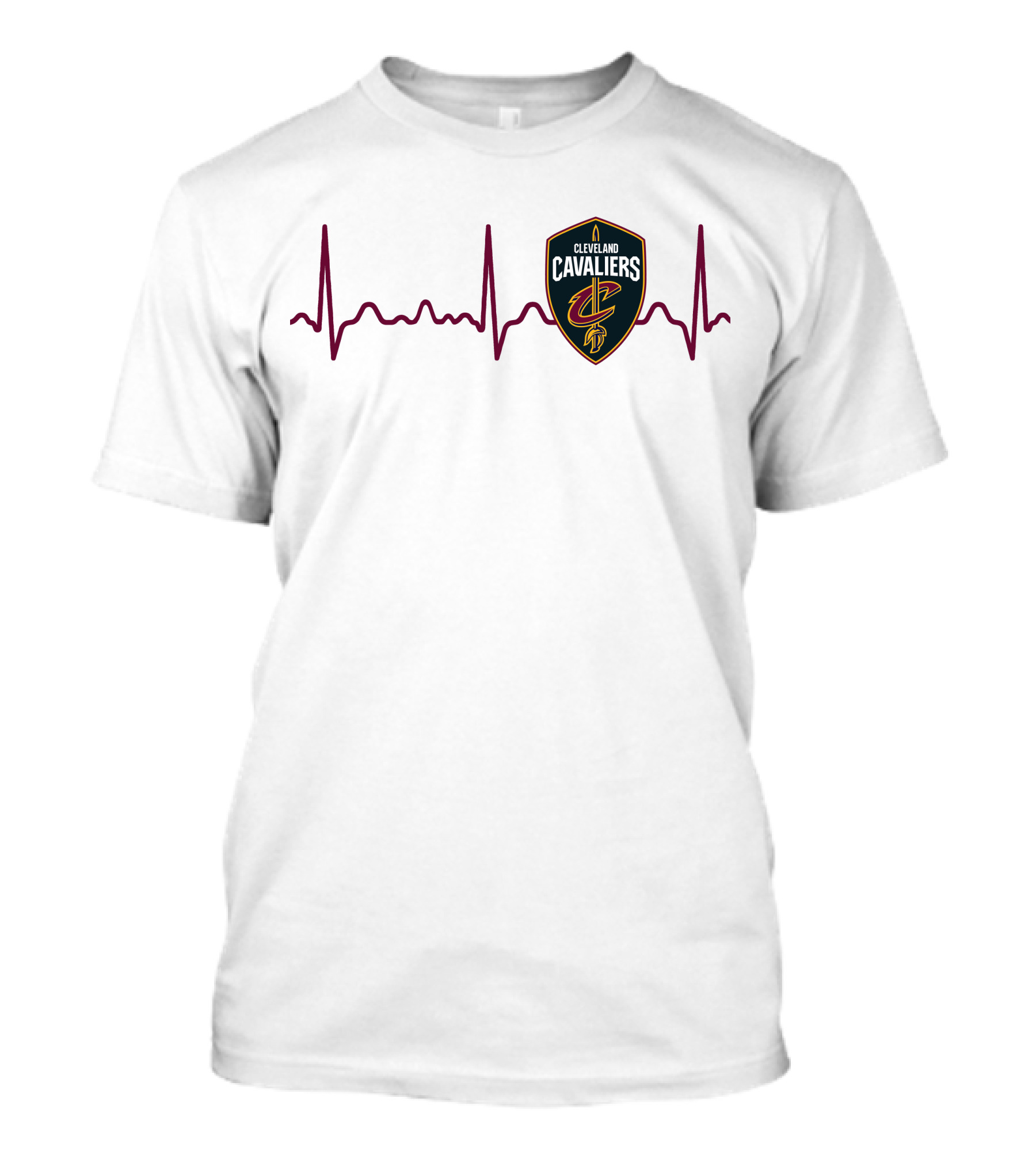 Heartbeat Cleveland Cavaliers T-Shirt