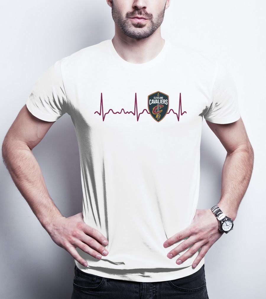Heartbeat Cleveland Cavaliers T-Shirt