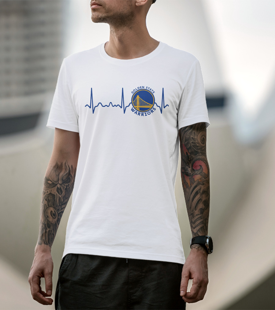 Golden State Warriors Heartbeat T-Shirt